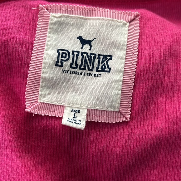 PINK Victoria's Secret | Tops | Pink Victorias Secret Bling Peace Sign ...